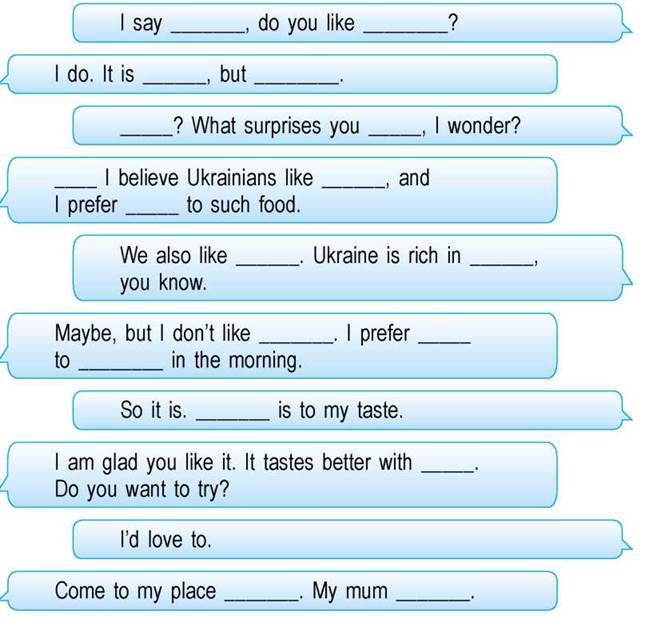 Learn to talk about Ukrainian food - Mealtime - підручник - Англійська ...